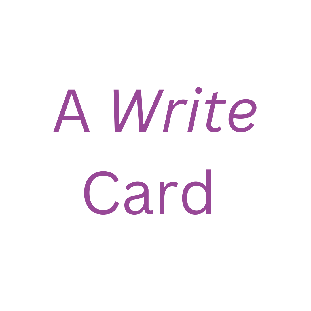 A Write Card – Coopers Square